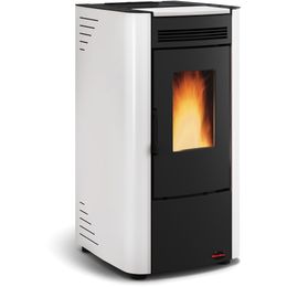 Extraflame Pelletofen 'Ketty' Stahl schwarz/weiß 6,3 kW