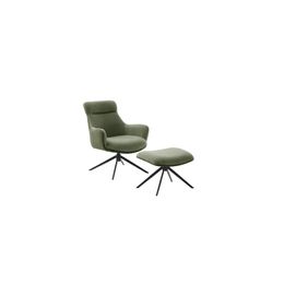 iNNoSeat by MCA + PELION Drehstuhl mit Armlehnen - versch. Farben - Schwarz / Olive