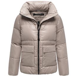 Navahoo Damen Winter Steppjacke gesteppt Anorak Puffer Winterjacke hochschlie&sect;ender Kragen & dicker Rei&szlig;verschluss Eispracht