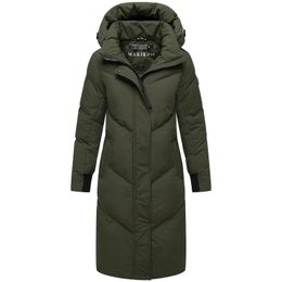 Marikoo Damen Winter Jacke Steppmantel Parka Mantel Anorak Winterjacke warm gef&uuml;ttert abnehmbarer Kapuze Teonaa