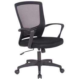 TPFLiving B&uuml;rostuhl Kamira mit Netzbezug Schwarz/Grau