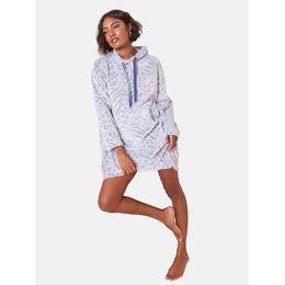 Friends Like These Bathrobe Damen Gr&ouml;&szlig;e M blau / pastellblau