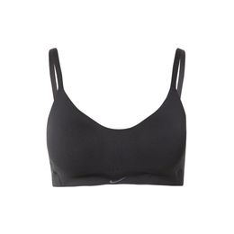 Nike Sport-BH 'ALATE MINIMALIST' Damen Gr&ouml;&szlig;e S grau / schwarz