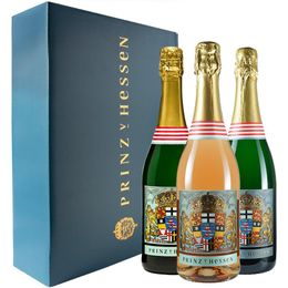 Weingut Prinz von Hessen Rheingauer Sekt-Trio im Geschenkkarton - Rheingau &ndash; Probierpaket Diverse