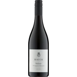 Weingut Hauck &bdquo;Solit&auml;r&ldquo; Portugieser 2022 Trocken - Rheinhessen &ndash; Rotwein Qualit&auml;tswein
