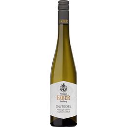 Weingut Faber 0,5 L Gutedel 2016 Süß - Freiburger Steinler Baden – Weißwein Auslese