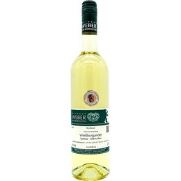 Weingut Weber Hof-B&auml;renstein Alsheimer Rheinblick Wei&szlig;burgunder 2021 Halbtrocken - Rheinhessen &ndash; Wei&szlig;wein Sp&auml;tlese