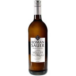 Weingut Roman Sauer Müller Thurgau 1,0 L Müller-Thurgau / Rivaner 2023 Trocken - Franken – Weißwein Qualitätswein
