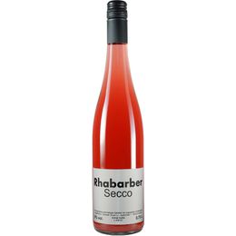 Weingut Leo Lahm Rhabarber Secco 2021 Trocken - Rheinhessen &ndash; Weinhaltiges Getr&auml;nk Aromatisiertes weinhaltiges