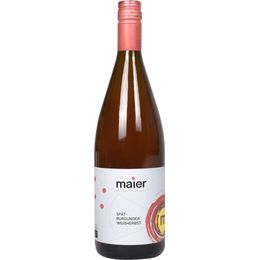 Weingut Maier Sp&auml;tburgunder Wei&szlig;herbst 1,0 L Blauer 2022 Feinherb - Baden &ndash; Rotwein Qualit&auml;tswein