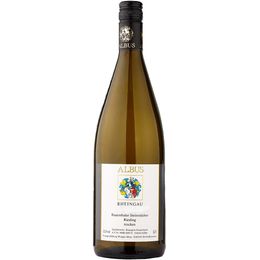 Weingut Albus Rauenthaler Steinmächer 1,0 L Riesling 2022 Halbtrocken - Rheingau – Weißwein Qualitätswein