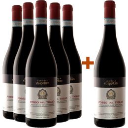 Agricola Strapellum 5+1 Paket Fosso del Tiglio Vulture Aglianico 2020 - Basilikata &ndash; Probierpaket DOC