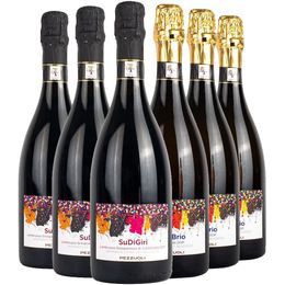 Pezzuoli Lambrusco Kennenlern-Paket Extra Trocken - Emilia Romagna &ndash; Probierpaket DOC