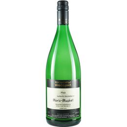 Wein- und Sektgut Wambsgan&szlig; 1,0 L Morio-Muskat 2024 Lieblich - Nu&szlig;dorfer Bischofskreuz Pfalz &ndash; Wei&szlig;wein Qualit&auml;tswein