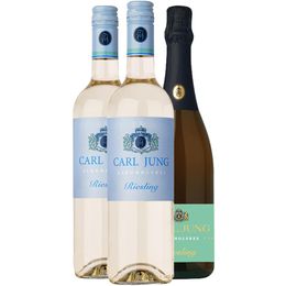 Carl Jung Kleines -Paket entalkoholisiert Riesling - Rheingau &ndash; Probierpaket Diverse