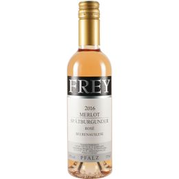 Weingut Frey Merlot / Sp&auml;tburgunder 0,375 L 2016 Edels&uuml;&szlig; - Pfalz &ndash; Ros&eacute; Beerenauslese