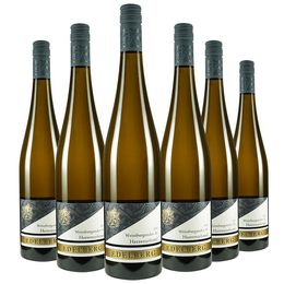 Weingut Edelberg 4+2 Aktion "Herrenzehntel" Weissburgunder -S- -Paket Wei&szlig;burgunder 2016 Trocken - Nahe &ndash; Wei&szlig;wein