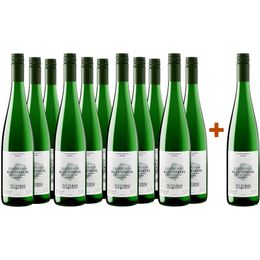 Weinbau Weckbecker 11+1 Paket Riesling 2021 Feinherb - Mosel &ndash; Probierpaket Kabinett