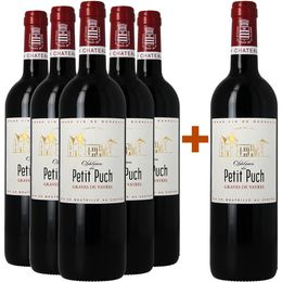 Ch&acirc;teau du Petit Puch 5+1 Paket Graves de Vayres Cuv&eacute;e 2018 Trocken - Bordeaux &ndash; Probierpaket AOP