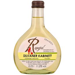 Winzerfamilie Rumpel 0,25 L Silvaner 2021 Trocken - Sulzfelder Maustal Franken &ndash; Wei&szlig;wein Kabinett