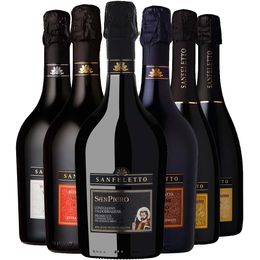 Sanfeletto Prosecco Conegliano Valdobbiadene Kennenlern-Paket Glera - Venetien &ndash; Probierpaket DOCG