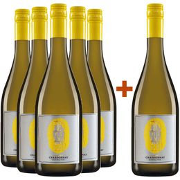 weingut leitz 5+1 Paket EINS-ZWEI-ZERO Chardonnay entalkoholisiert - Rheingau &ndash; Probierpaket Entalkoholisierter Wein