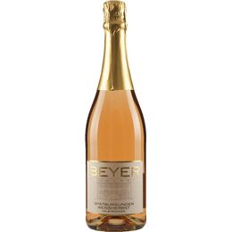 Weingut Johann P. Beyer BEYER Ros&eacute; Jahrgangssekt Sp&auml;tburgunder 2023 Halbtrocken - Rheinhessen &ndash; Perl- & Schaumwein Deutscher Sekt