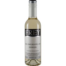 Weingut Frey 0,375 L Goldmuskateller 2018 Edels&uuml;&szlig; - Essinger Sonnenberg Pfalz &ndash; Wei&szlig;wein Eiswein