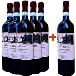 Clementi 5+1 Paket Valpolicella Classico Cuv&eacute;e 2024 Trocken - Venetien &ndash; Probierpaket DOC
