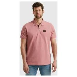 PME-Legend Poloshirt PME LEGEND "Short sleeve polo Trackway", Herren, Gr. S, rosa (dusty rose), Jersey, Obermaterial: 95% Baumwolle, 5% Elasthan, Shirts