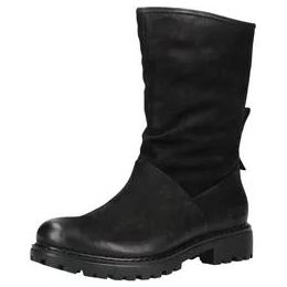 Stiefel Josef Seibel "Josef Seibel Stiefel Leder", Damen, Gr. 40, schwarz, Leder, Schuhe Stiefel