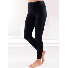 WITT Damen Funktionsleggings in atmungsaktiver Qualität, schwarz, Größe 38