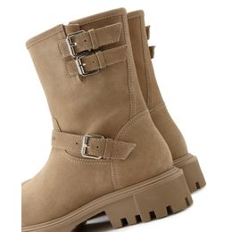 ELBSAND Damen Stiefelette, beige, Gr&ouml;&szlig;e 38
