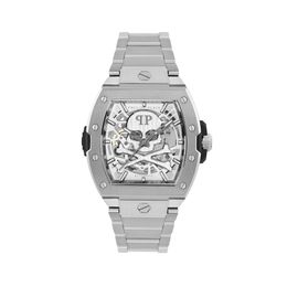 Philipp Plein Uhr Herren Gr&ouml;&szlig;e One Size silber