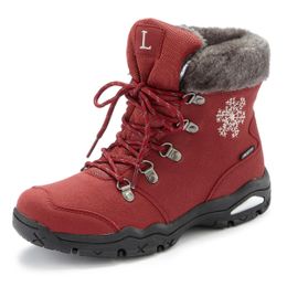 Lascana Damen Winterstiefelette, dunkelrot, Gr&ouml;&szlig;e 37