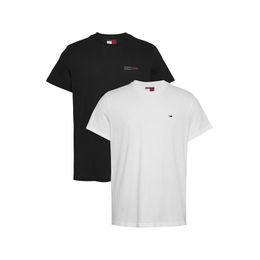 Tommy Jeans T-Shirt Herren Gr&ouml;&szlig;e M schwarz / wei&szlig;