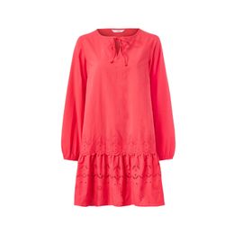 Tchibo - Longbluse mit Stickerei - Damen - Gr. 42 - rot