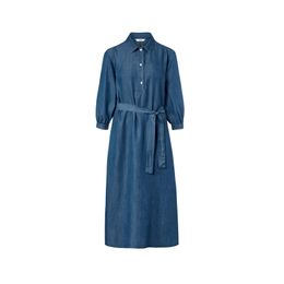 Tchibo - Midi-Kleid in Denimoptik - Damen - Gr. 44 - dunkelblau