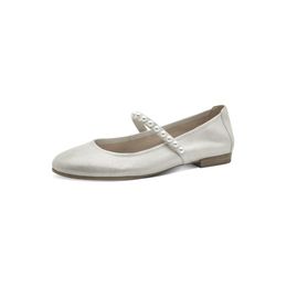 Tamaris Riemchenballerina Damen Größe 42 silber