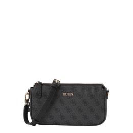 Guess Umhängetasche 'NOELLE II DBL POUCH CROSSBODY' Damen Größe One Size anthrazit / dunkelgrau