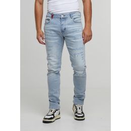 2Y Premium Jeans 'Leonardo' Herren Größe 34 hellblau