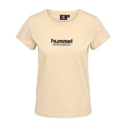 Hummel T-Shirt 'Booster' Damen Größe S nude / schwarz