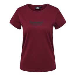 Hummel T-Shirt 'Booster' Damen Größe M dunkelrot / schwarz