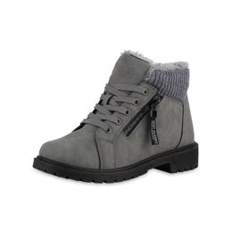 VAN HILL Stiefelette ' Samantha ' Damen Größe 37 dunkelgrau Winterschuhe