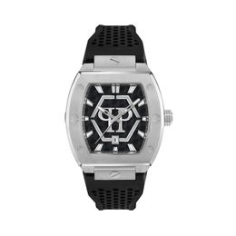 Philipp Plein Uhr ' Hexagon ' Herren Gr&ouml;&szlig;e One Size schwarz / silber