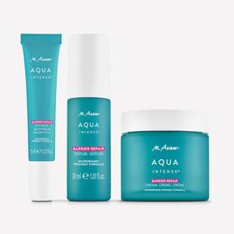 M. Asam AQUA INTENSE Barrier Repair Hautstärkende Gesichtspflege Routine 3-teilig