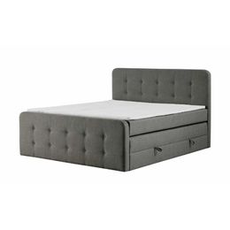 M&ouml;bel Kraft Boxspringbett mit Bettkasten grau Ma&szlig;e (cm): B: 200 H: 121 &raquo; M&ouml;bel Kraft
