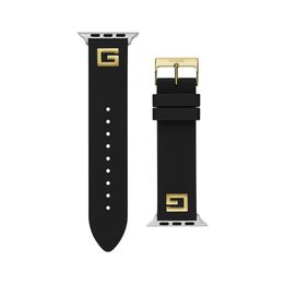 Guess Armband 'APPLE BAND (42MM-44MM)' Herren Gr&ouml;&szlig;e One Size gold / schwarz