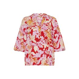 Culture Bluse 'CUAudrey Bello' Damen Gr&ouml;&szlig;e M hellgelb / orange / rosa / rot