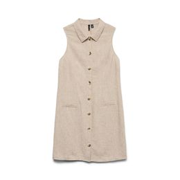 V&eacute;ro Moda Vero Moda Kleid Damen Gr&ouml;&szlig;e 42 beige Winterkleid